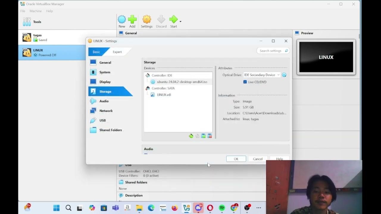 tutorial install Linux ubuntu - YouTube