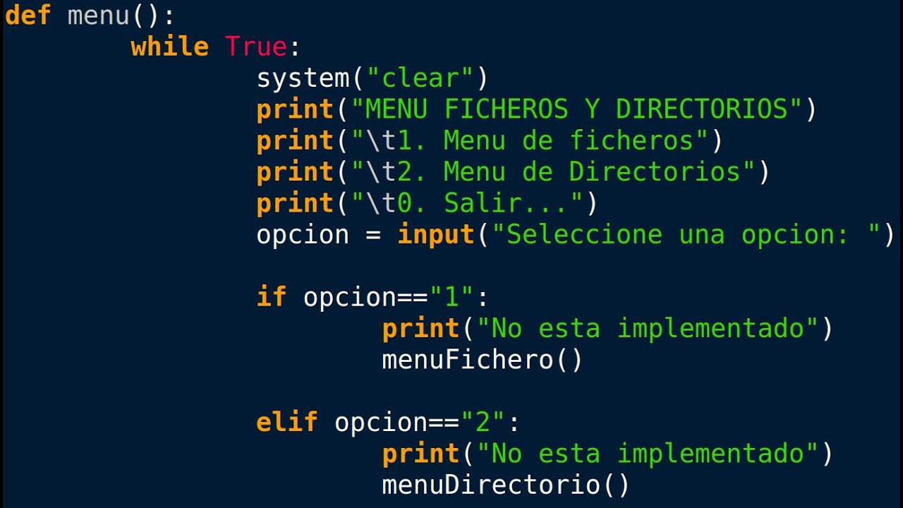 Lab12-Manejo de directorios y Ficheros en Python - YouTube