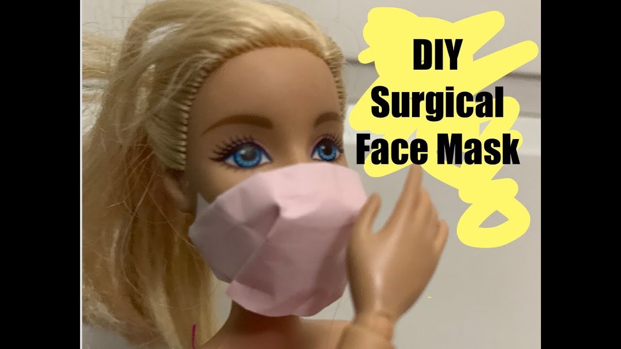 DIY Surgical Mask(DOLL Sized) - YouTube