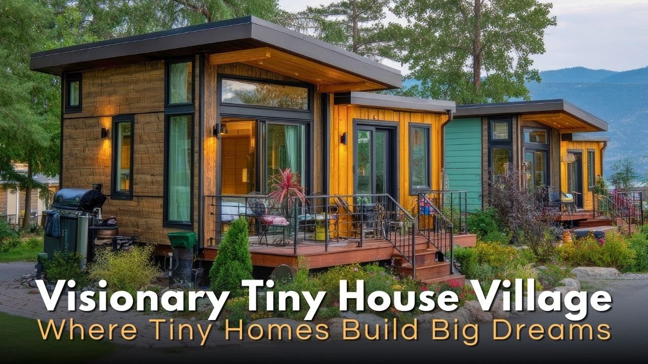 Visionary Tiny House Village 🌿 Sustainable Living & Community Design ...