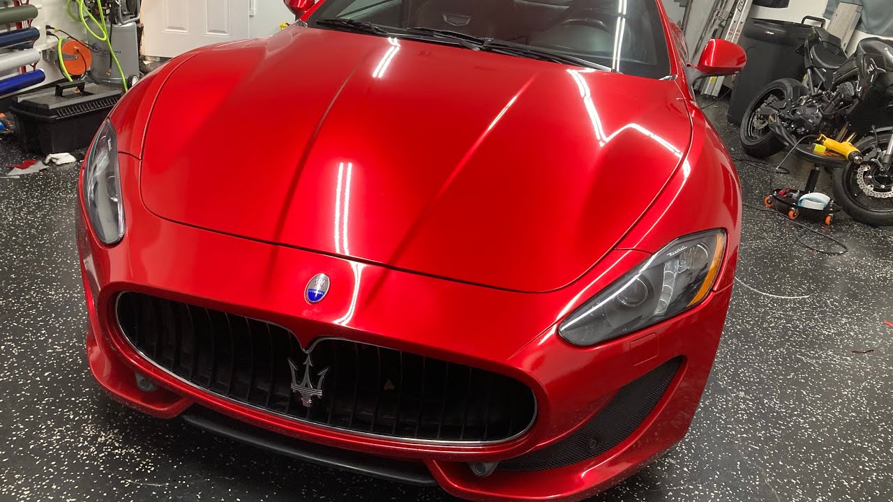 Quick Clip Of Maserati Granturismo Wrapped In Oracal Gloss Luscious