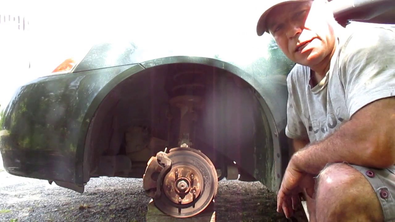 How a car with warped rotors handles ; and how to change brake rotors ...