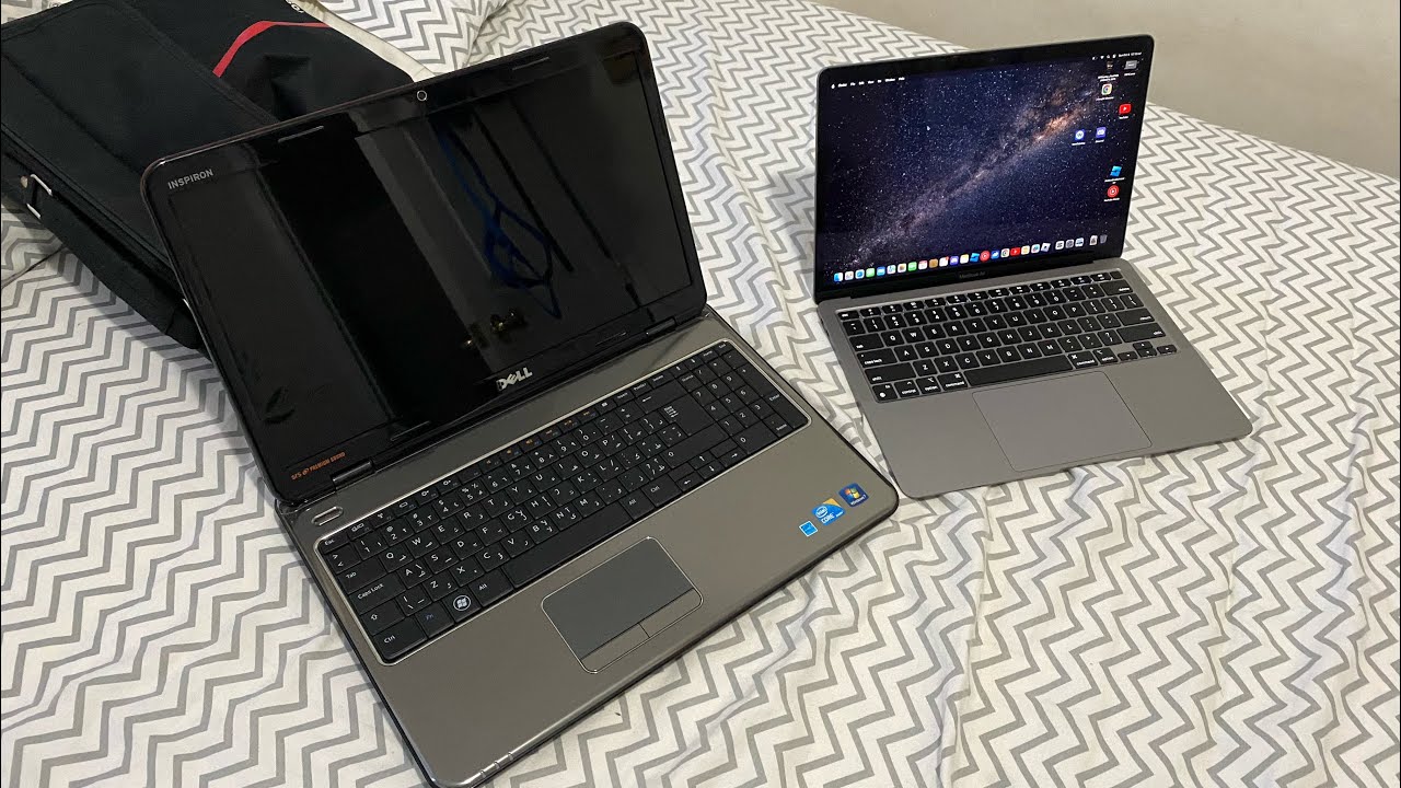 2009 dell laptop to 2021 M1 macbook air @Plainrock124 - YouTube