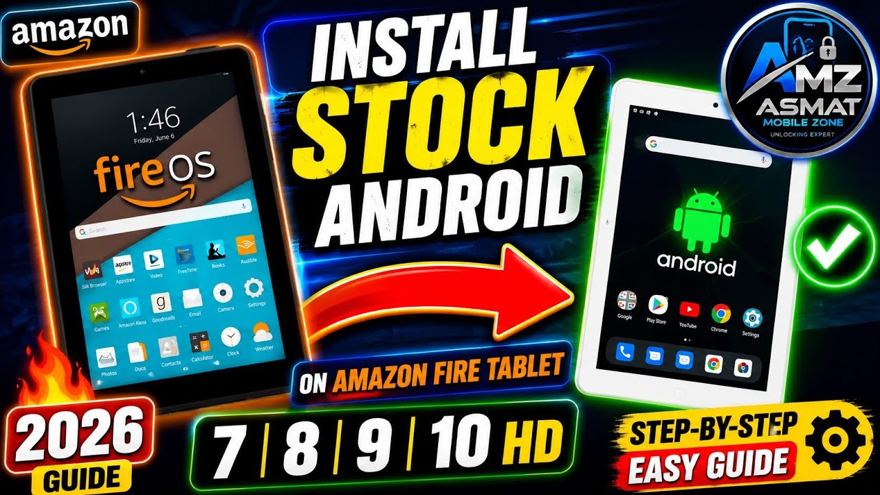 How To Install Stock Android On Fire Tablet | install stock android on ...