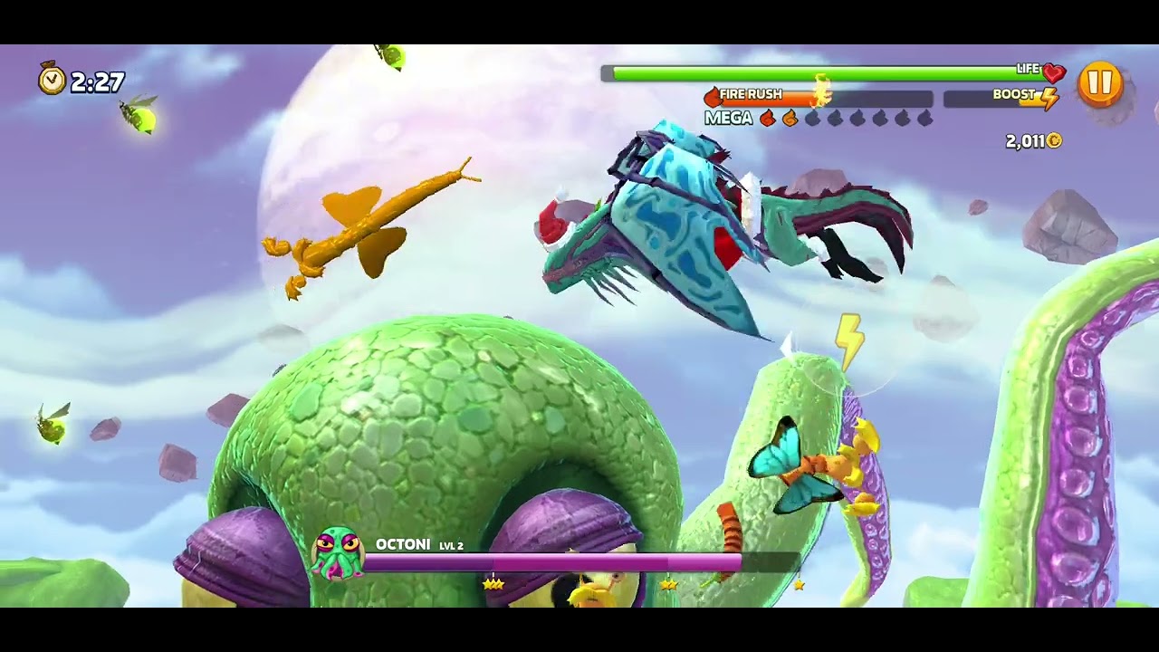 Hungry Dragon|Battling Octoni again|SpinoZillaRexYT - YouTube