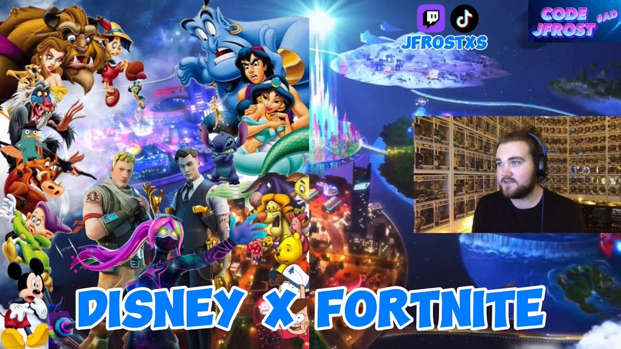 Reacting To Disney X Fortnite Trailer - YouTube