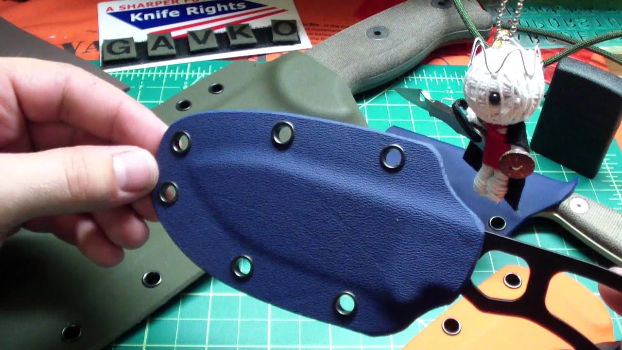 RTAK2, BK11 and Izula Kydex Sheaths - YouTube