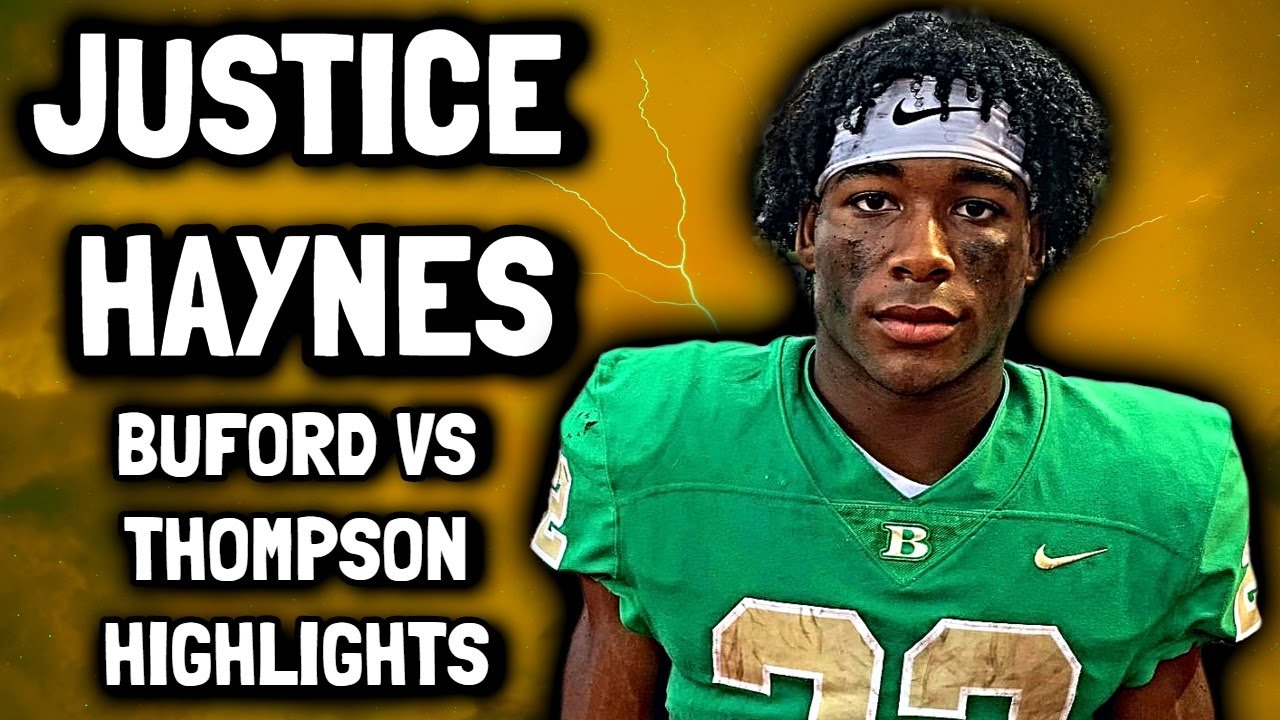 5-Star RB Bama commit Justice Haynes - 150+ all-purpose yds in 1st game ...