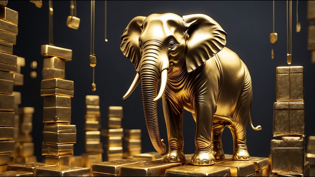 The golden Elephant of luck and money | To attract wealth, love and ...