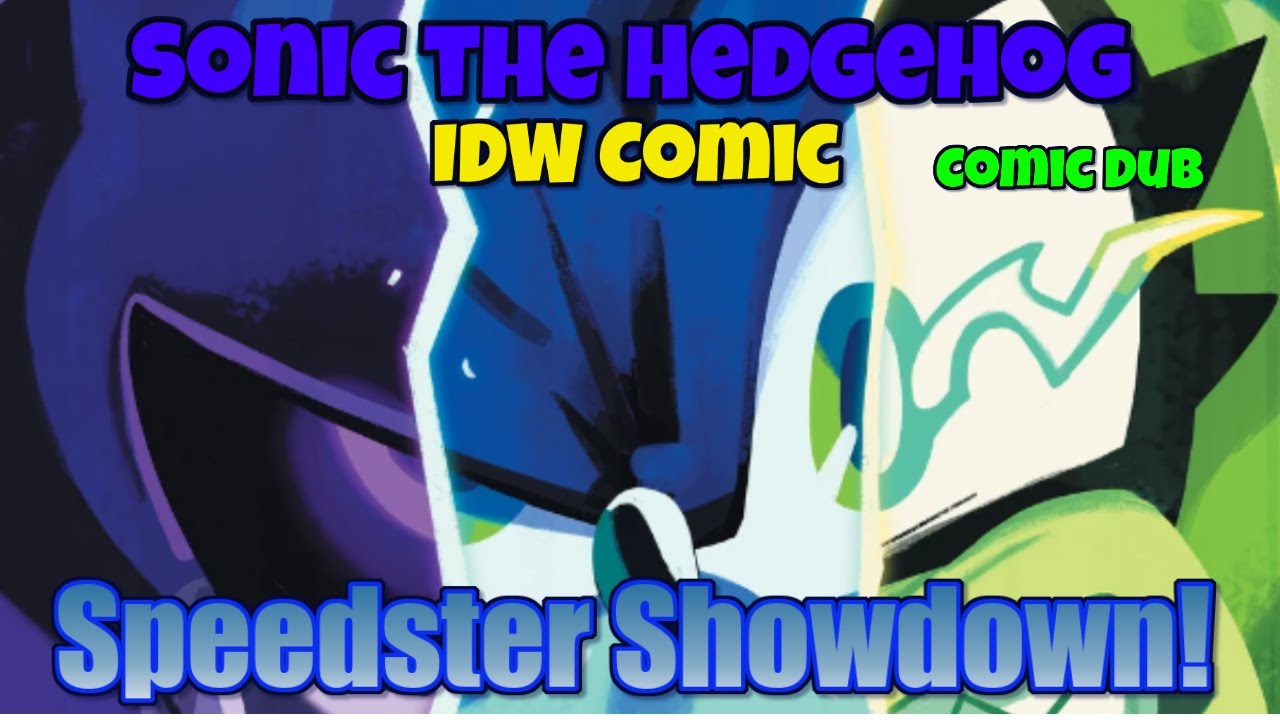 SONIC THE HEDGEHOG (IDW COMICS) ISSUE 56 "SPEEDSTER SHOWDOWN" (THEME OF ...