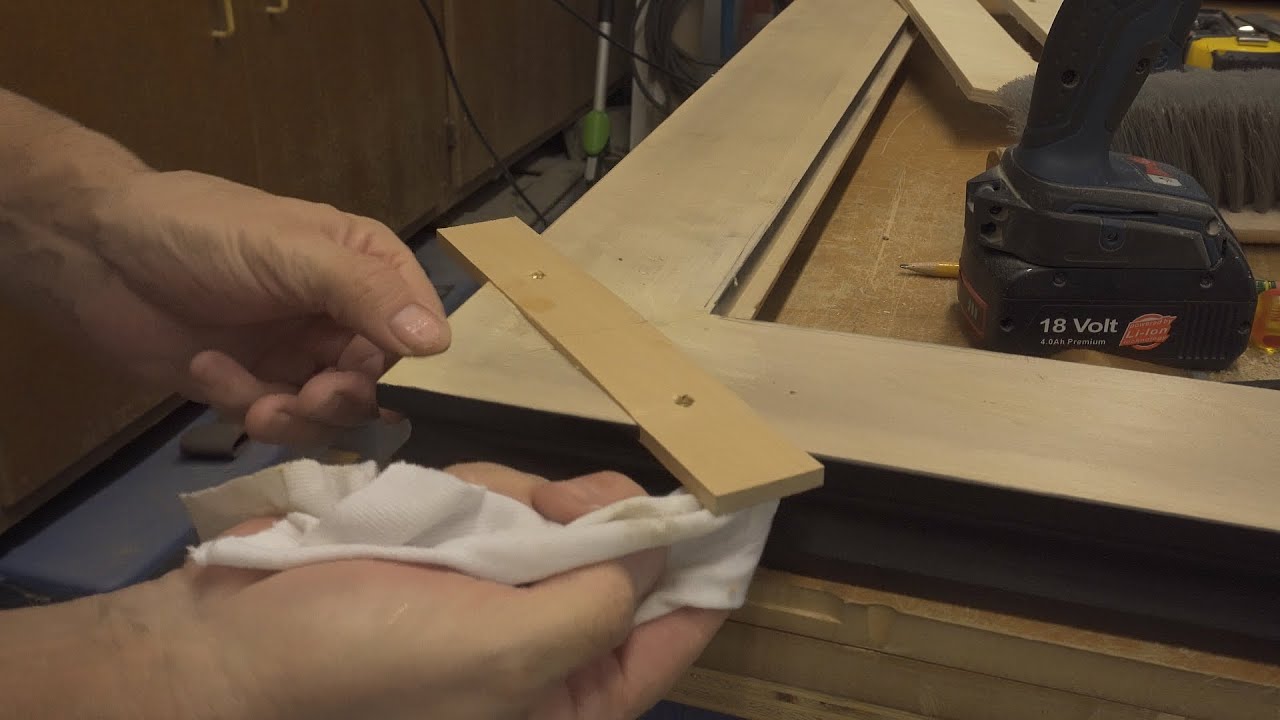 Reinforcing a Picture Frame - YouTube
