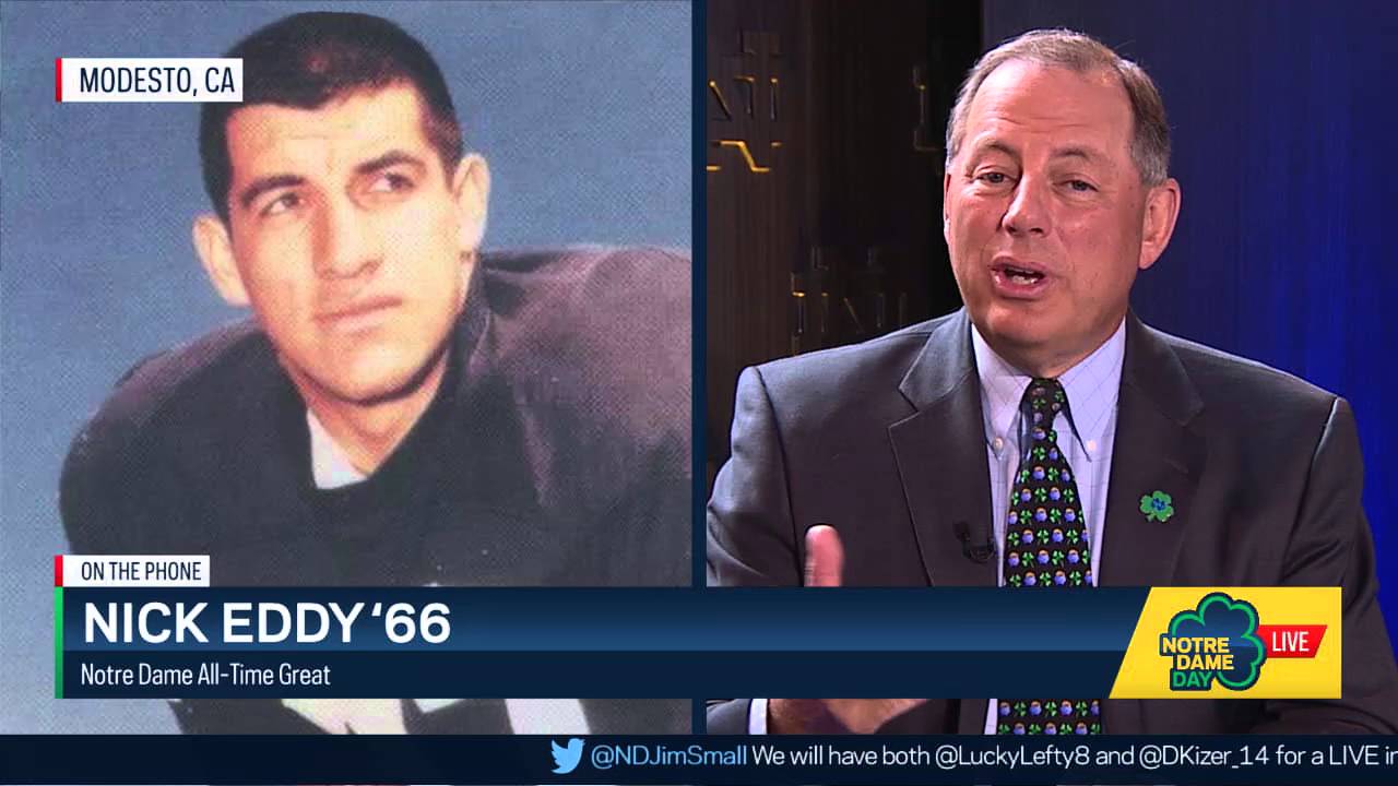 Nick Eddy Interview - Notre Dame Day 2016 - YouTube