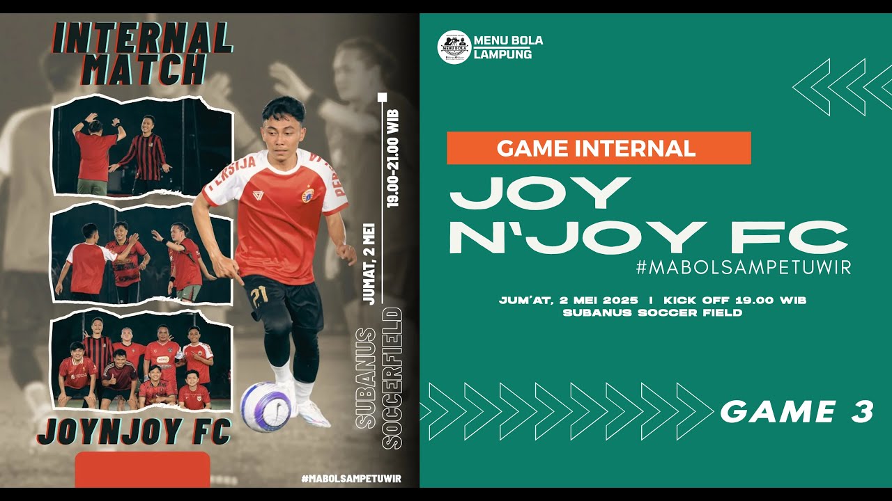 🔴(((SERUUU ))) GAME 3//TIM MERAH VS TIM MERAH//INTERNAL GAME JOY N JOY - YouTube