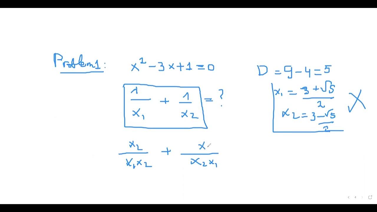 Applications Of Vieta s Theorem In Calculation Of Different Expressions applications-of-vieta-s-theorem-in-calculation-of-different-expressions