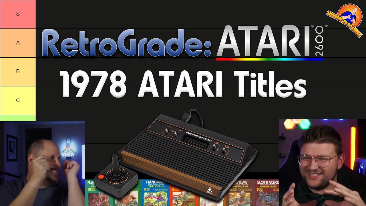 RetroGrade #2: ATARI 2600 - 1978 Atari Titles - YouTube