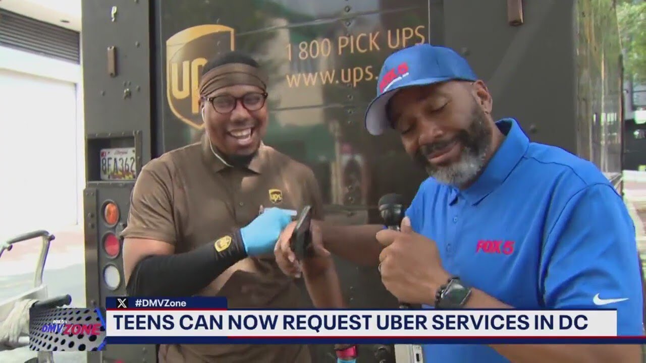 Teens can now request uber services in DC - YouTube