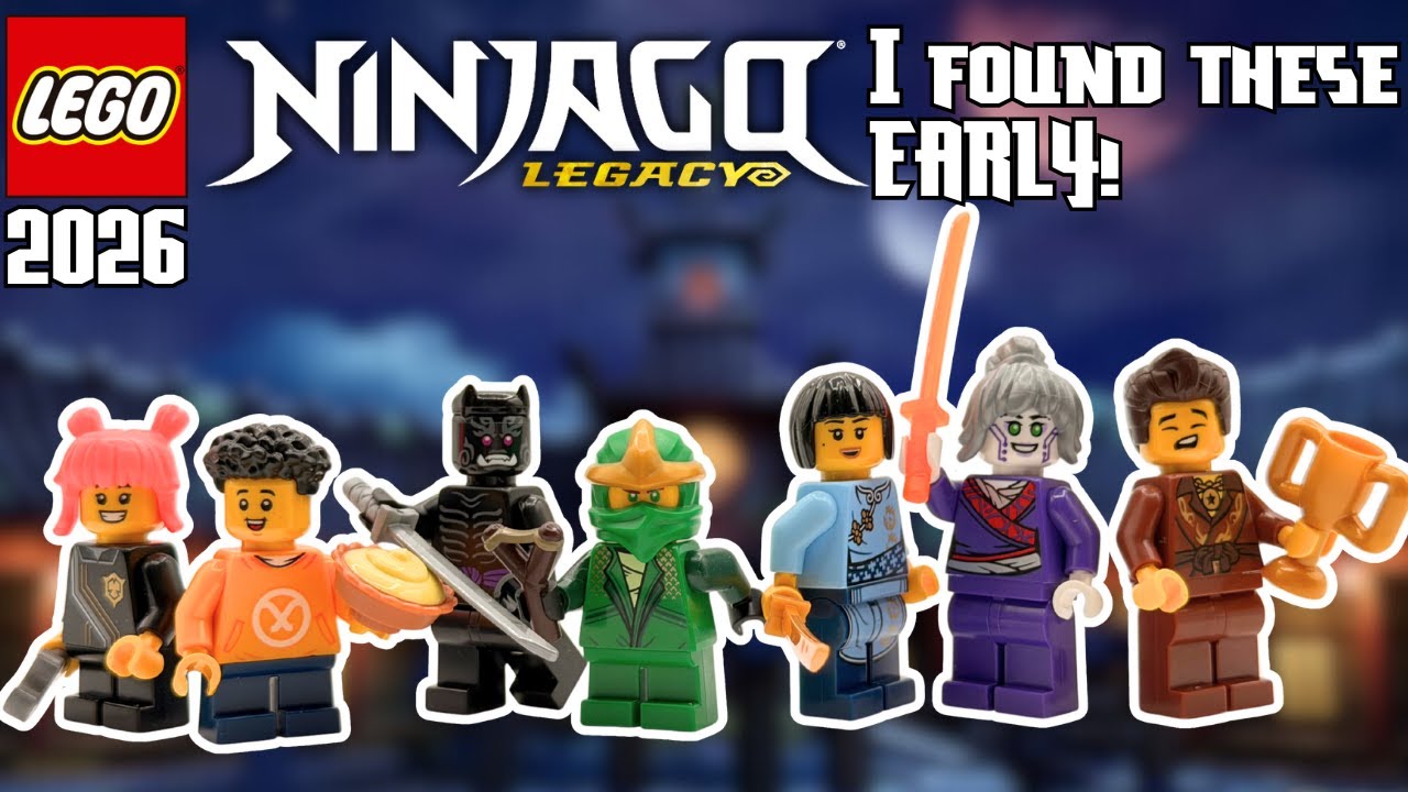 I Found 2026 Ninjago Minifigures EARLY! Full Review of BAM Legacy ...