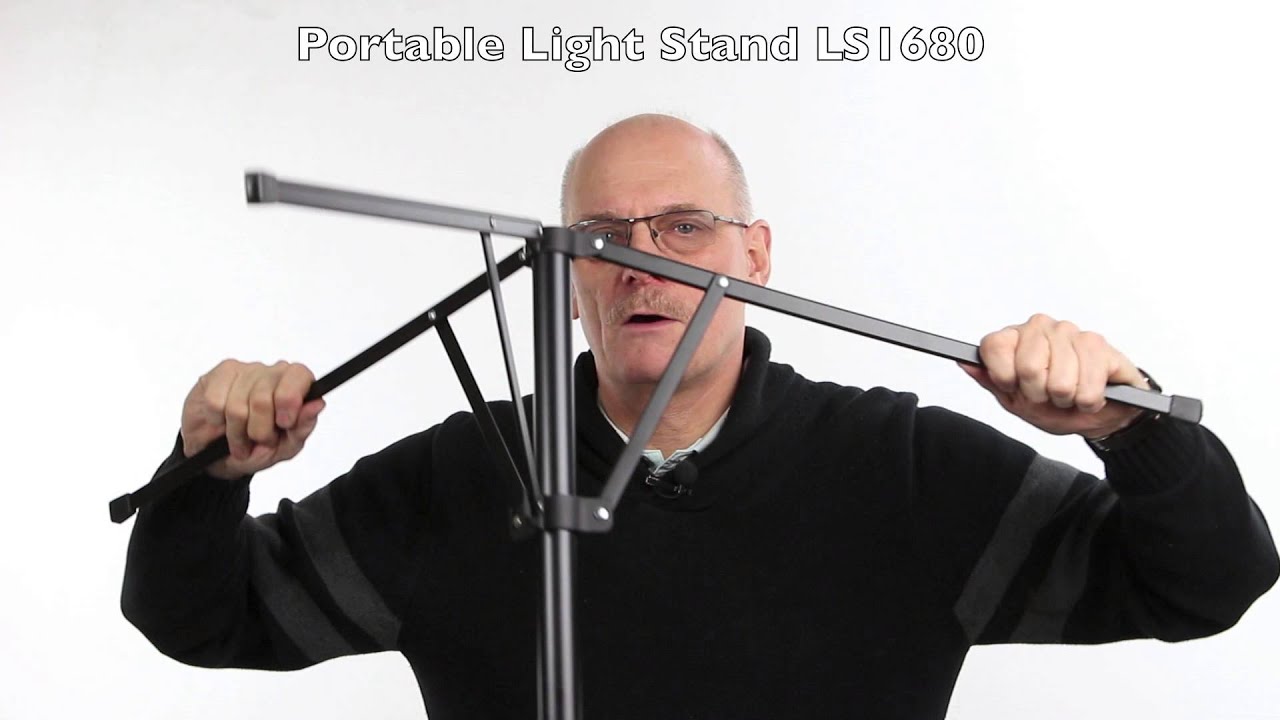 Small Portable Light Stand LS1680 overview - YouTube