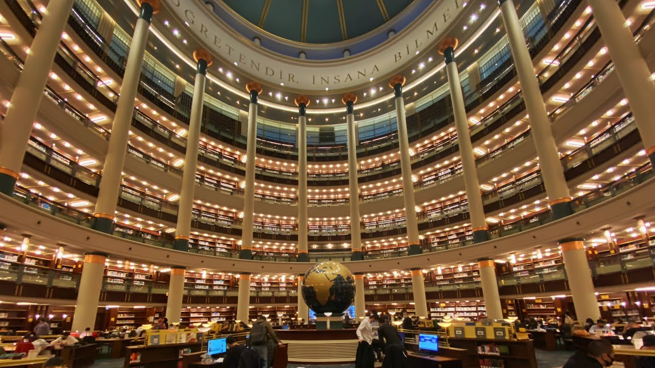 [Ankara 🇹🇷 Turkey No.2] New Tourist Attraction!! The largest library in ...