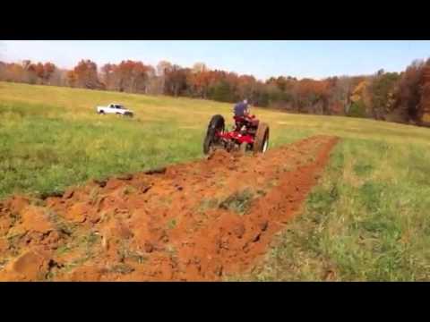 H Farmall plowing - YouTube