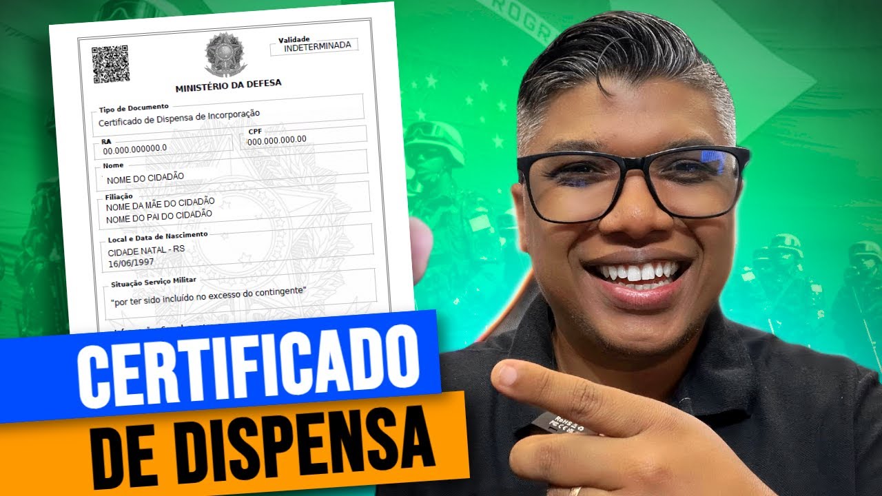 COMO EMITIR O CERTIFICADO DE DISPENSA MILITAR (CDI) ONLINE PASSO A ...