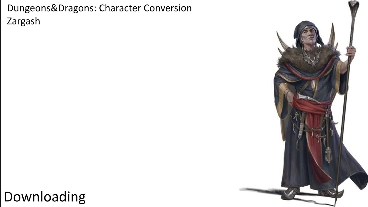 D&D Character Conversion: Zargash (Priest of Orcus) [The Wild Beyond ...