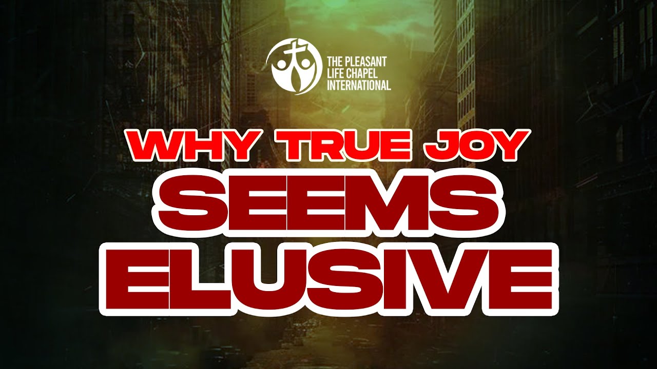 Have you ever wondered why true joy seems so elusive? - YouTube