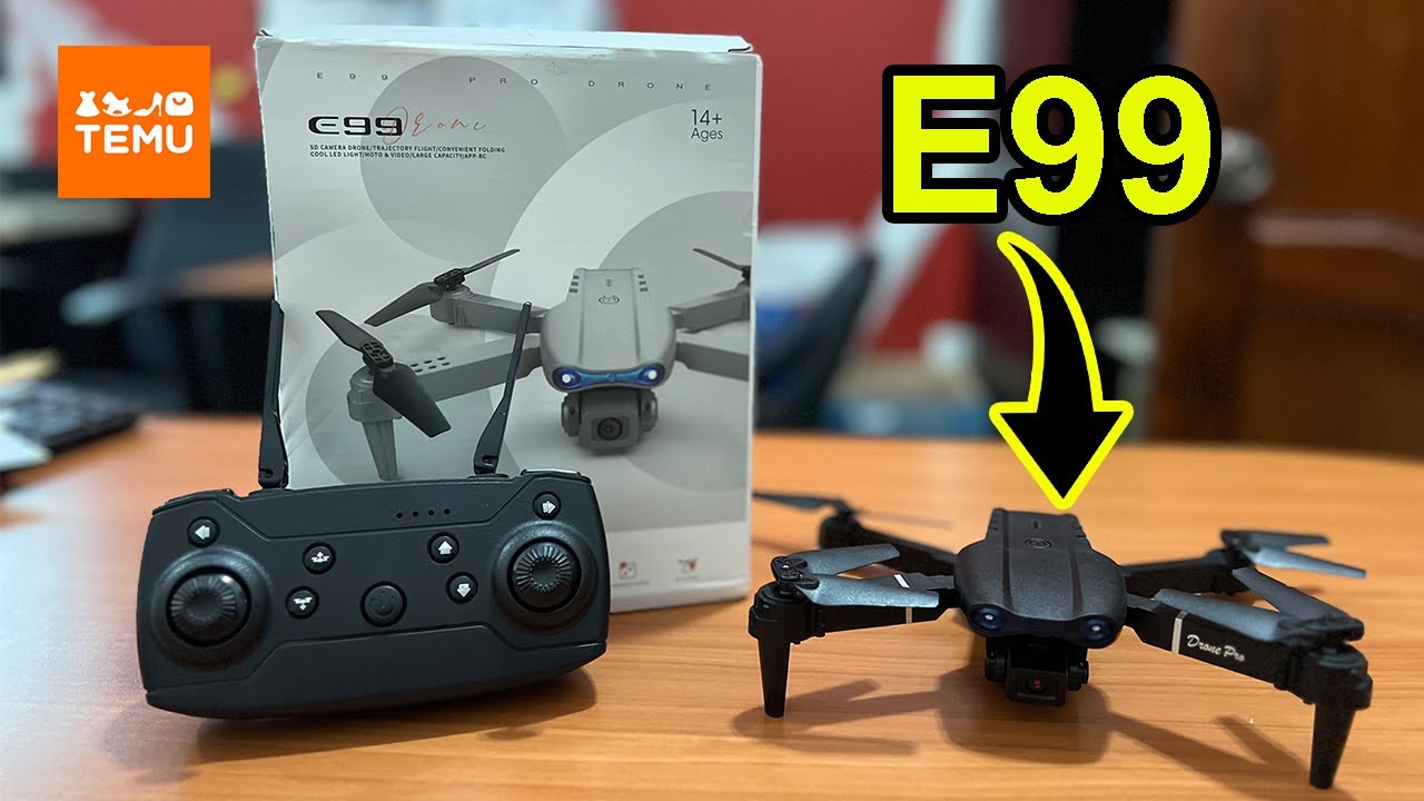 Drone E99 Pro TEMU 🔥 UNBOXING y ANÁLISIS a fondo | el MEJOR DRONE BARATO - YouTube