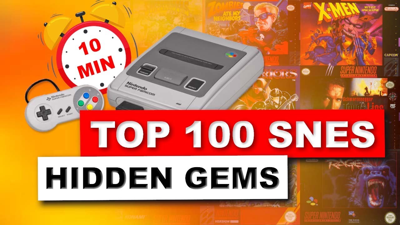 Top 100 SNES Hidden Gems in 10 Minutes - YouTube