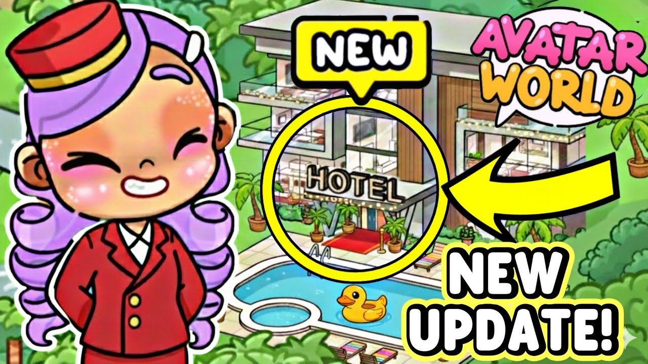 *HOTEL WITH POOL UPDATE* IN AVATAR WORLD 🏨😯 - YouTube