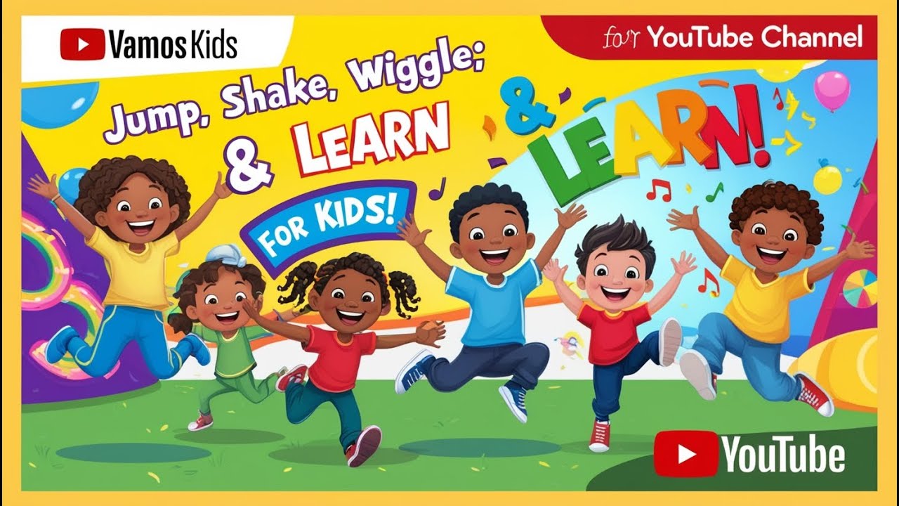 Dance & Learn! 💃🕺 | Fun Movement Song for Kids – Jump, Shake, Wiggle! 🎶 ...