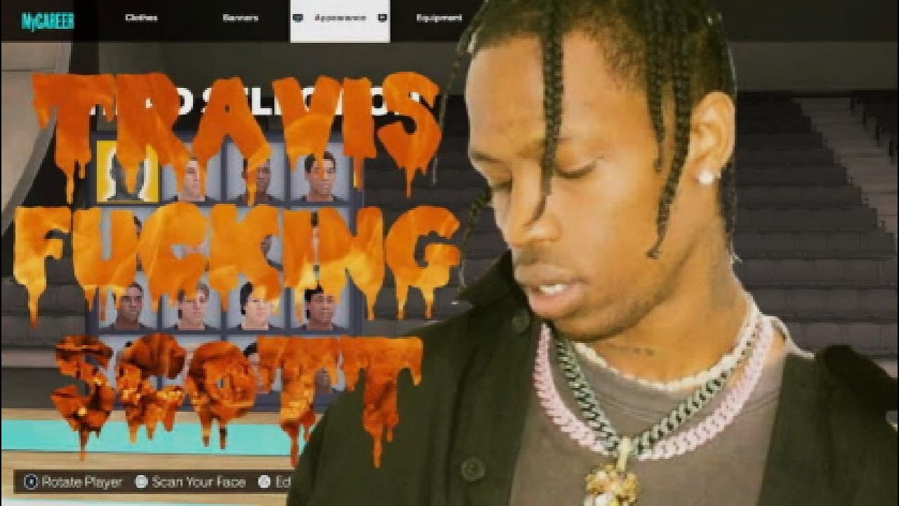 RAPPER FACE CREATION! TRAVIS SCOTT NBA 2K23 FACE CREATION! - YouTube