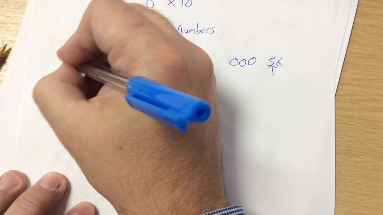 Standard form - very small numbers - YouTube