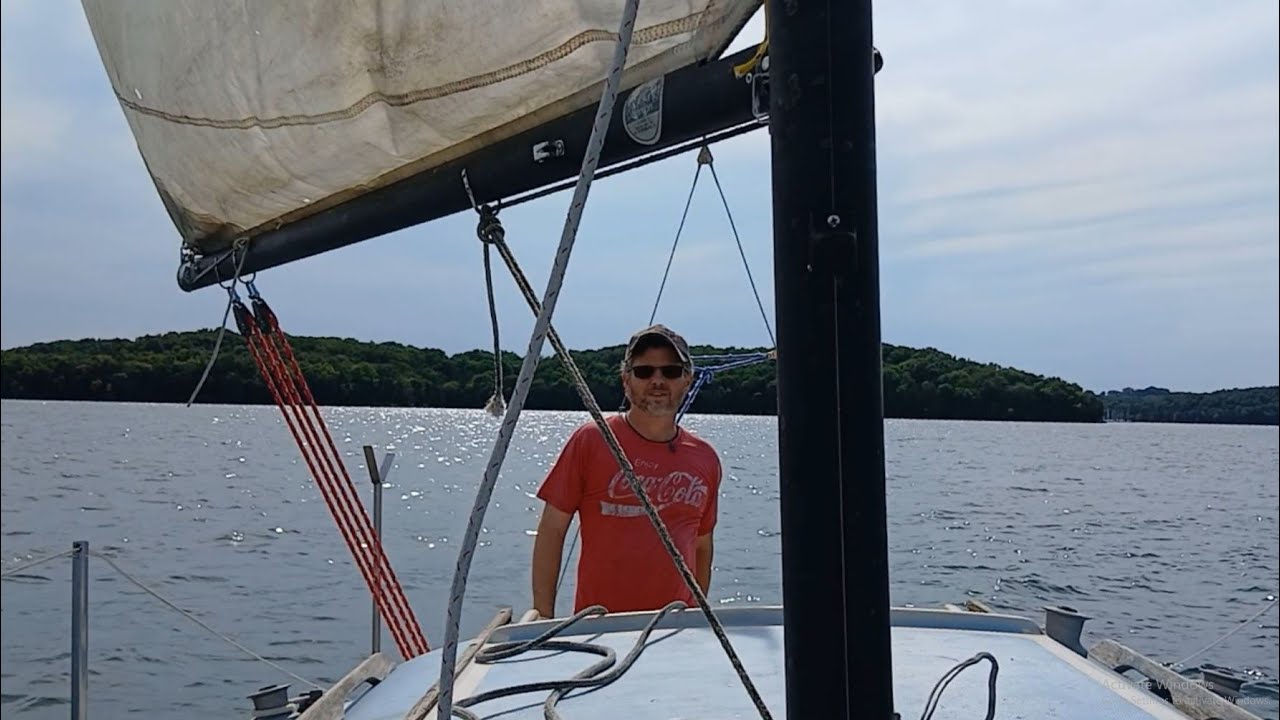 Sailing on J. Percy Priest Lake! - YouTube