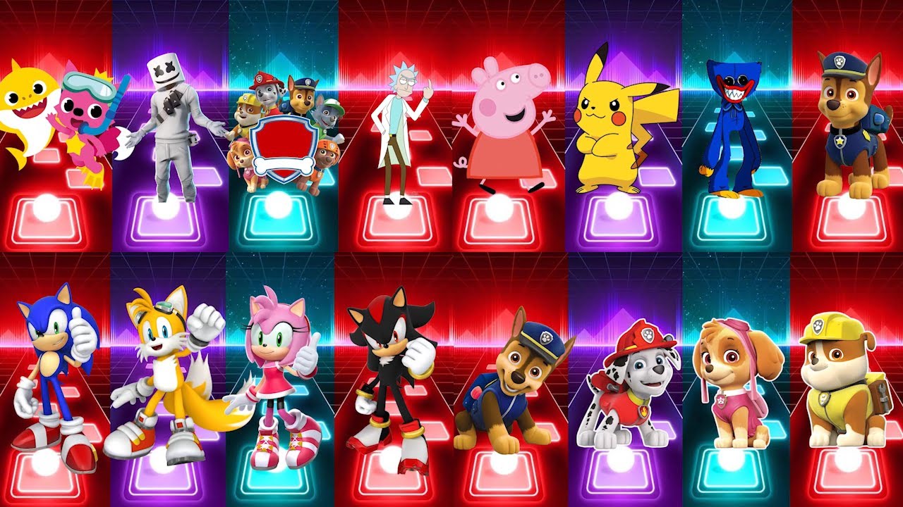 4 Epic Tiles Hop EDM Battle - Best characters of the week 2022 - YouTube