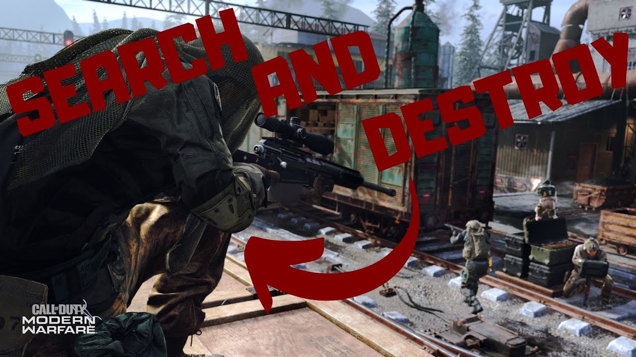 PLAYING SOME SEARCH AND DESTROY ON MODERN WARFARE!!! - YouTube