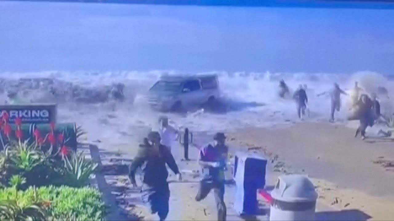 Rogue wave injures 8 in California during high surf from powerful ...