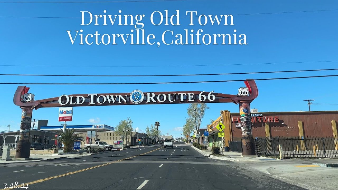 Run Down American City Old Town Victorville,California | Route 66 - YouTube