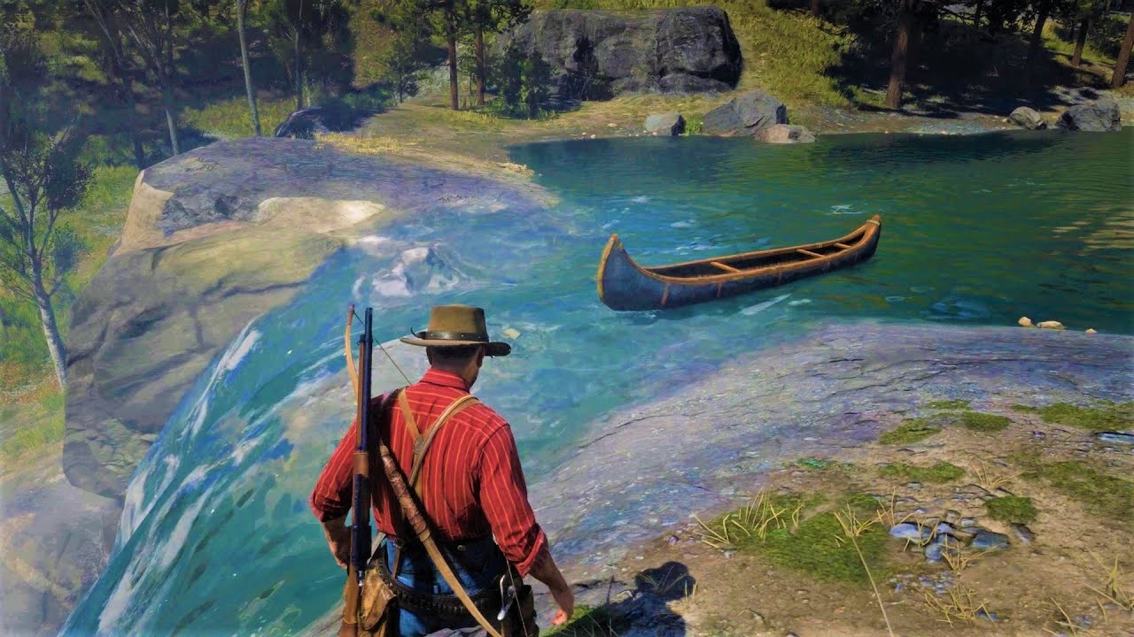 White Water Rafting - Red Dead Redemption 2 - YouTube