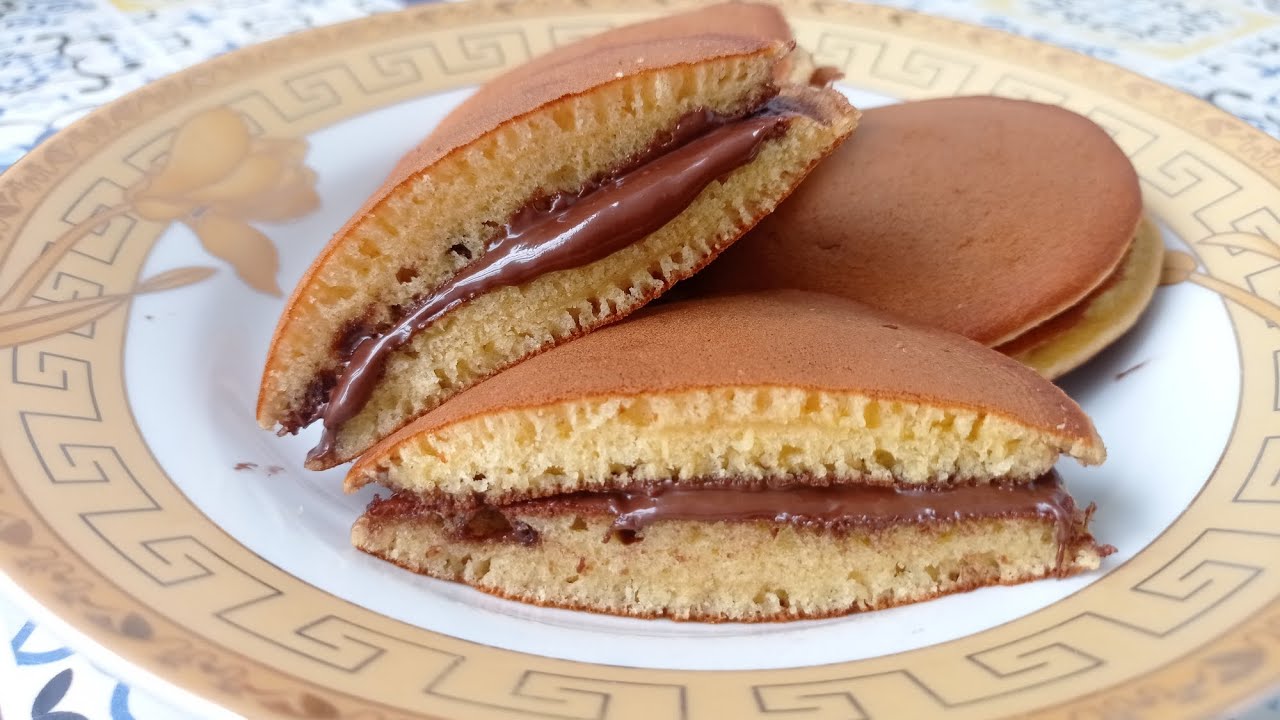 CARA MEMBUAT DORAYAKI DENGAN MUDAH || HOW TO COOKING A SIMPLE DORAYAKI ...
