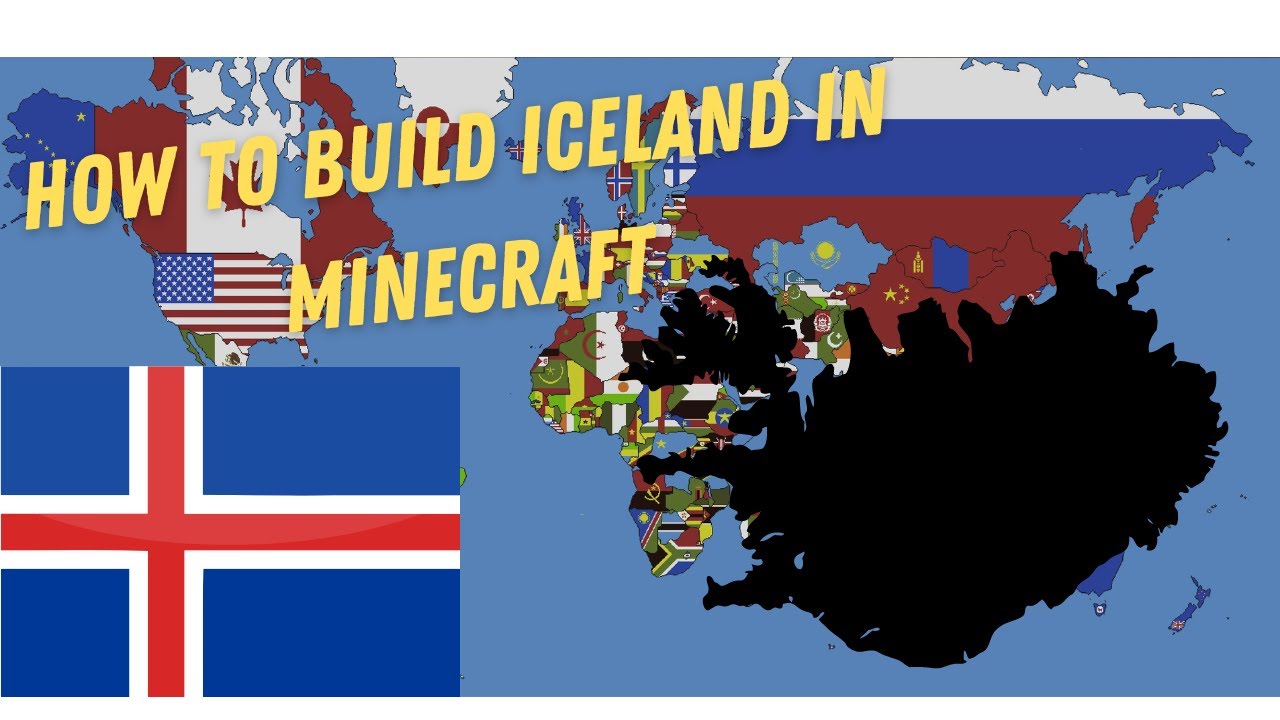 How To Build Iceland In Minecraft - YouTube