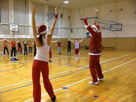 Merry christmas everyone Zumba Christmas party with santa - YouTube