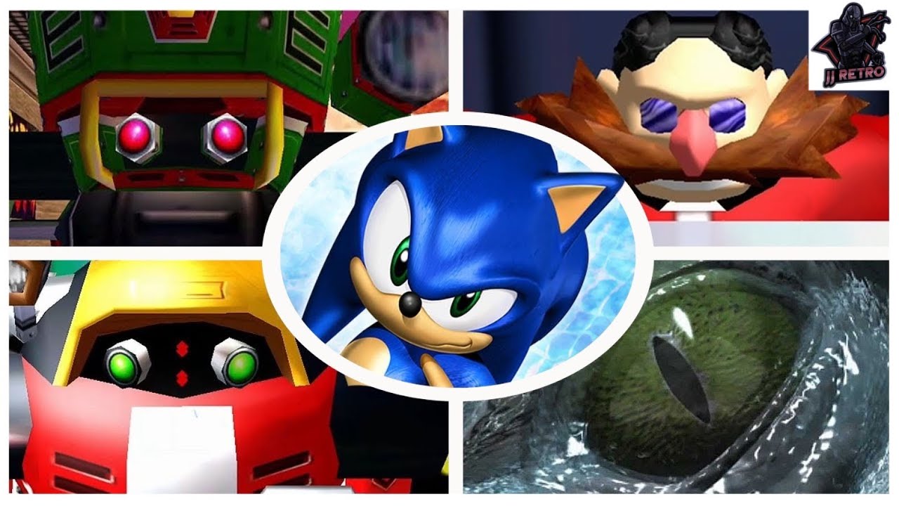 Sonic Adventure DX - All Bosses with Cutscenes + Ending (NO DAMAGE ...
