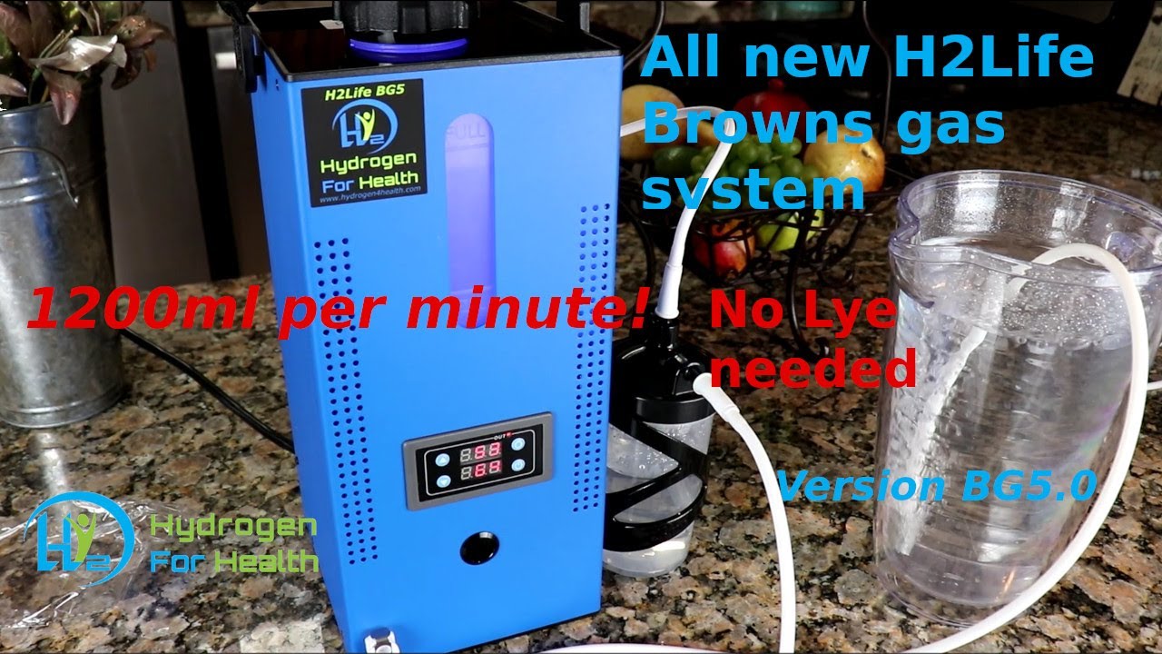 Best Hydrogen Inhaler All new H2Life Oxy/Hydrogen Browns Gas system ...