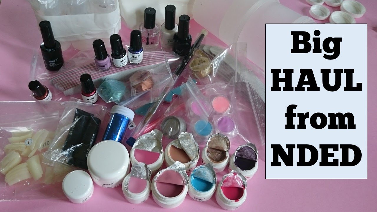 Huge Nded Haul | Nailsupplies | GEL | NailsofNorway - YouTube