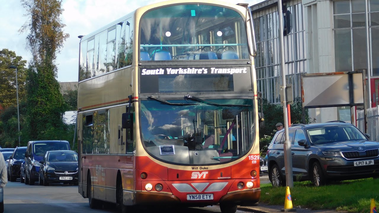 BEAST!! | Volvo B9TL Gemini 37529 (YN58 ETY) | First Sheffield - YouTube