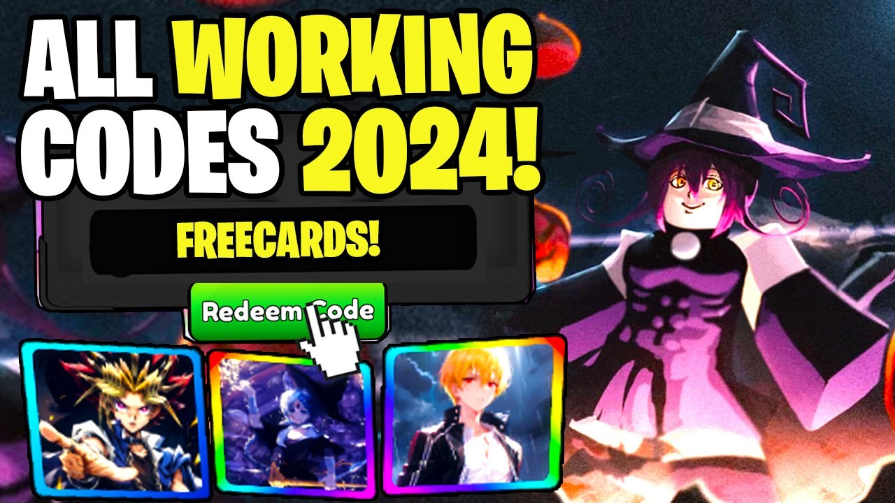 *NEW* ALL WORKING CODES FOR ANIME CARD BATTLE IN 2024! ROBLOX ANIME ...