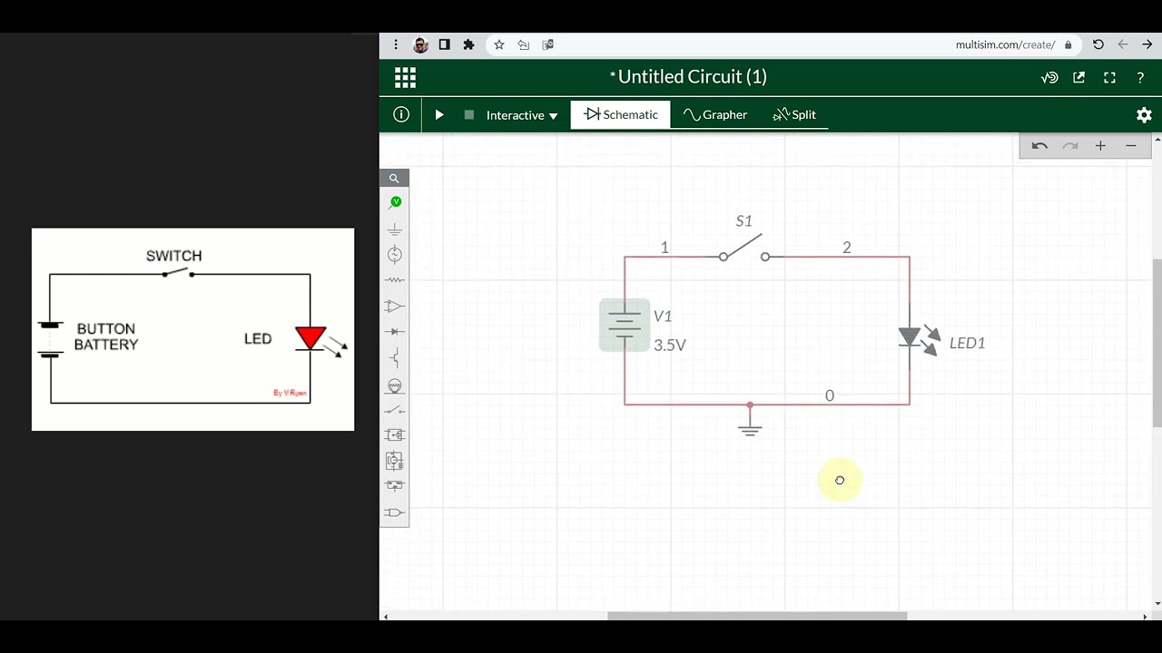 مقدمة برنامج Multisim live part 2 - YouTube