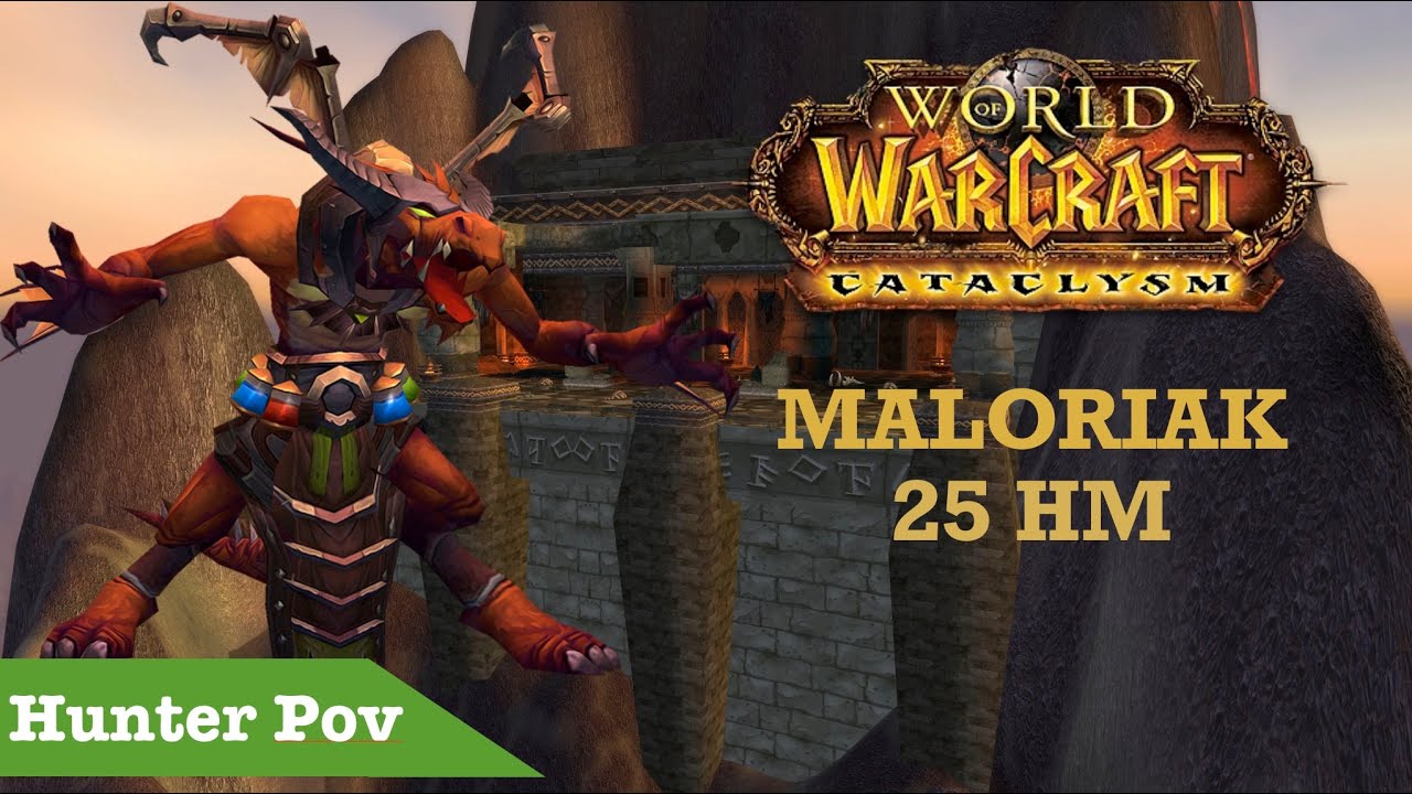 MALORIAK 25 HM - WOW CATACLYSM CLASSIC - HUNT POV - YouTube