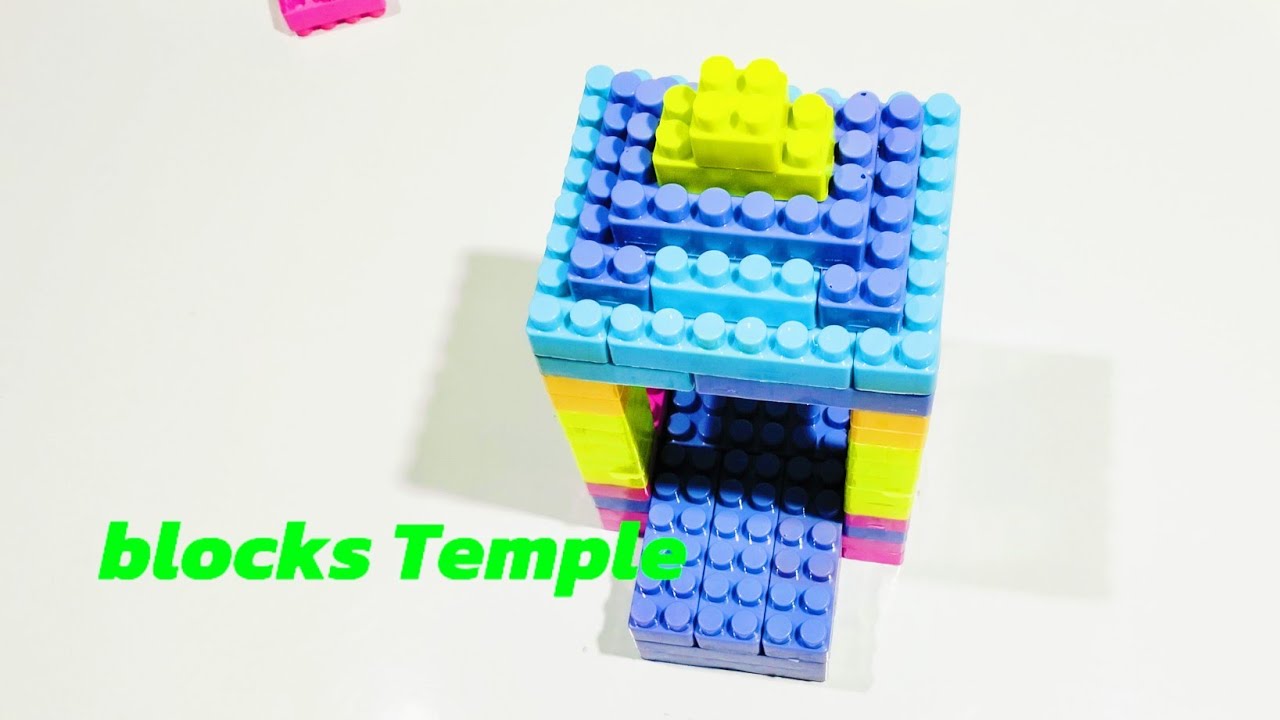 blocks temple. Building blocks for kids ||blocks game | blocks toys ...